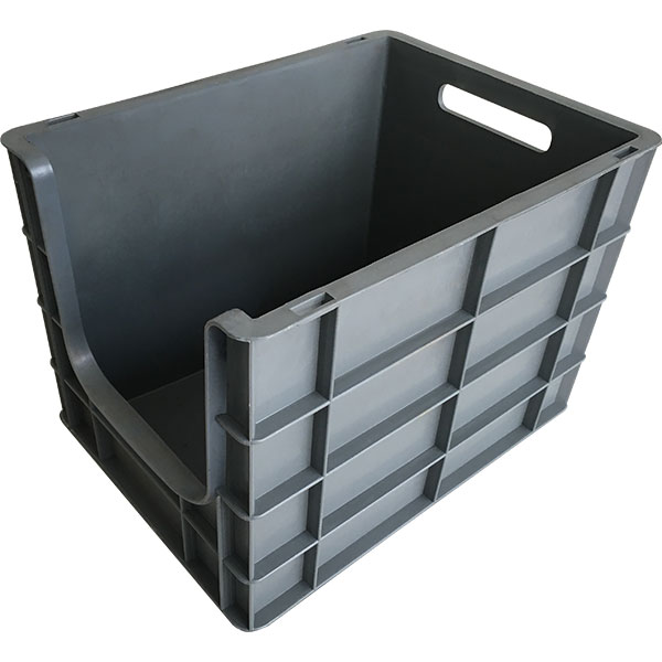 Plastik Kasa 300x400x280mm Önü Açık - Plastik Palet l Plastik Kasa